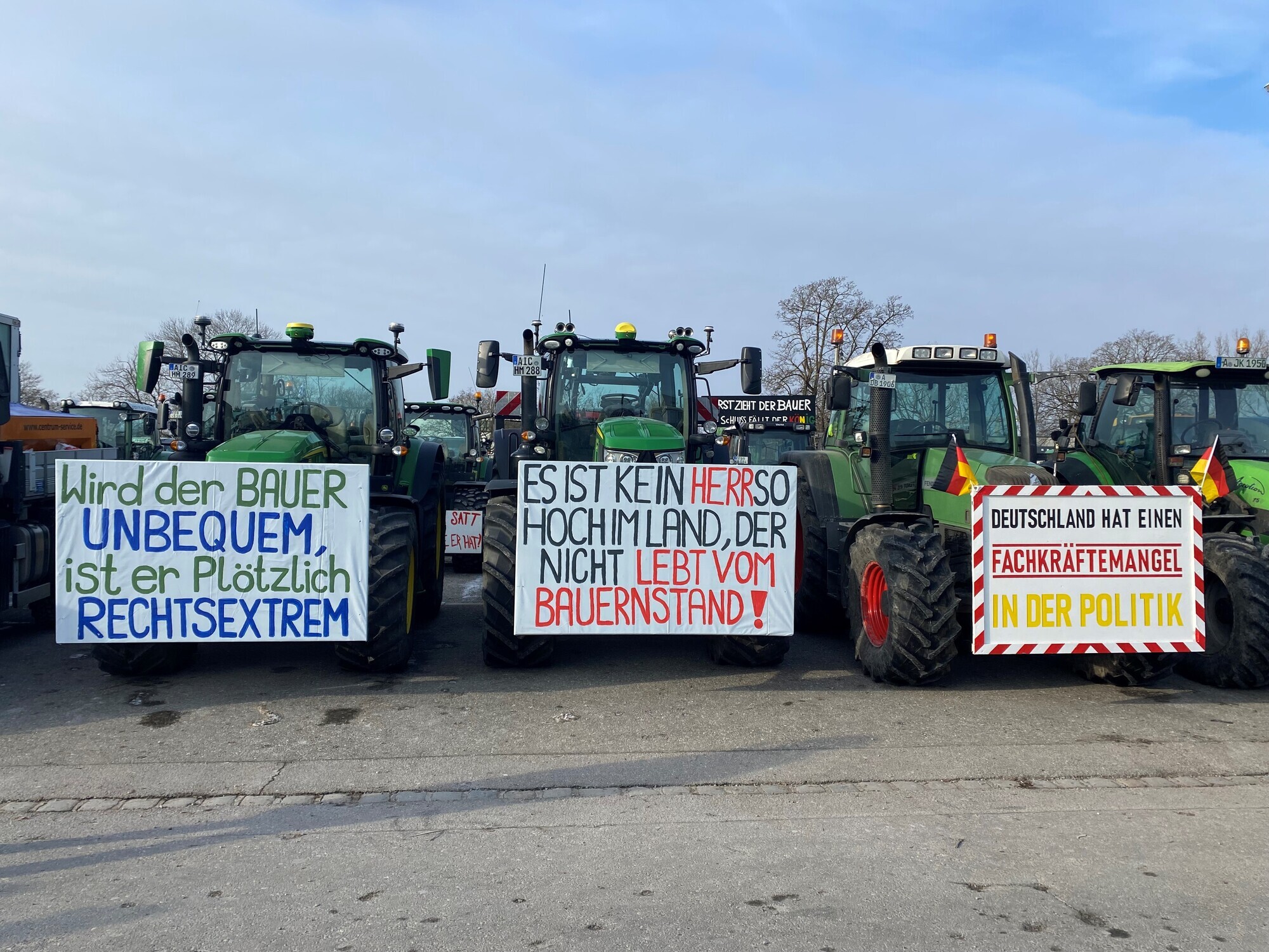 Bauernproteste in Augsburg: Das Problem ist nicht die Ampel ...